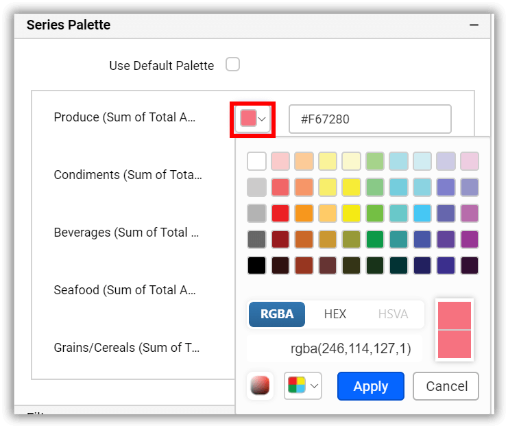 Bar Chart - Embedded BI Visual | Bold BI Documentation